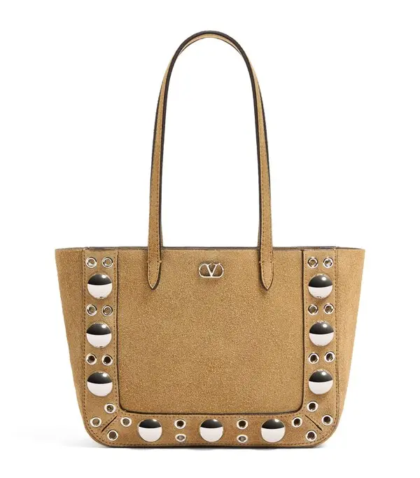 Valentino Garavani Mini Nellcôte Shoulder Bag - Brown