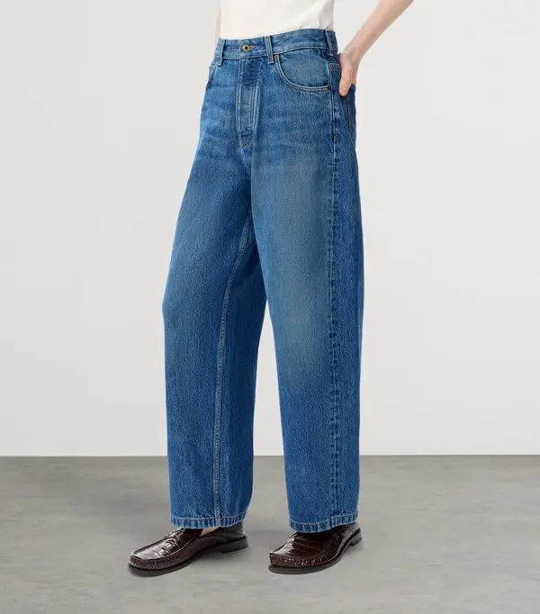 Loewe Relaxed-fit Curved-leg Jeans