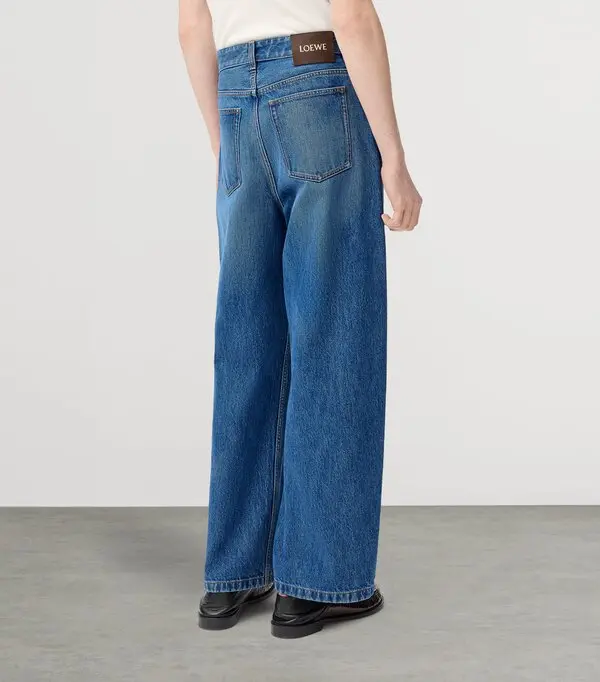 Loewe Relaxed-fit Curved-leg Jeans