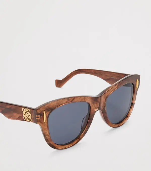 Loewe Screen Round Sunglasses - Brown