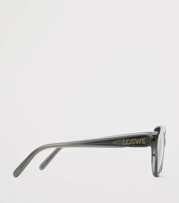 Loewe Acetate Swan Slim Sunglasses - Grey