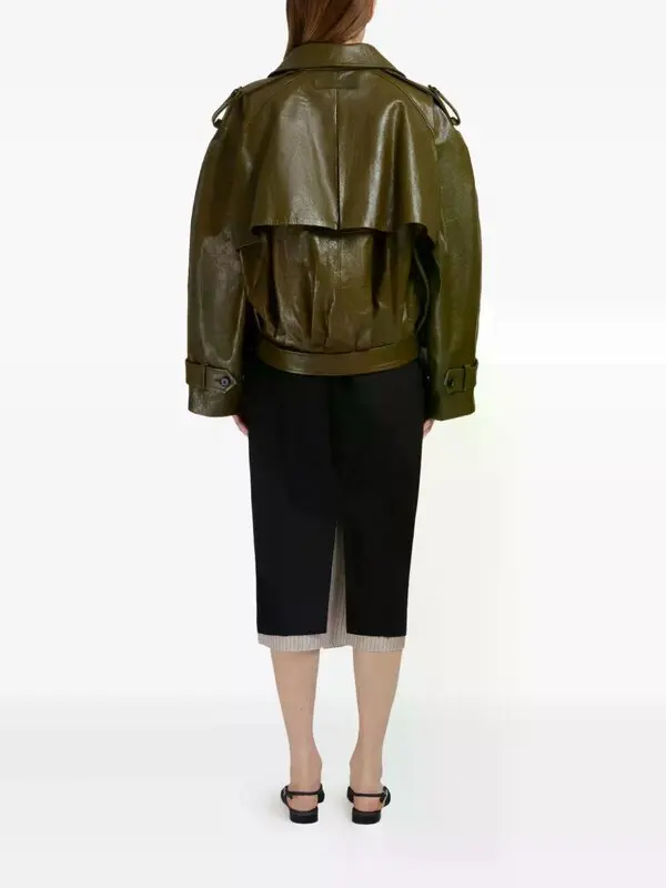Marni Cropped Leather Jacket