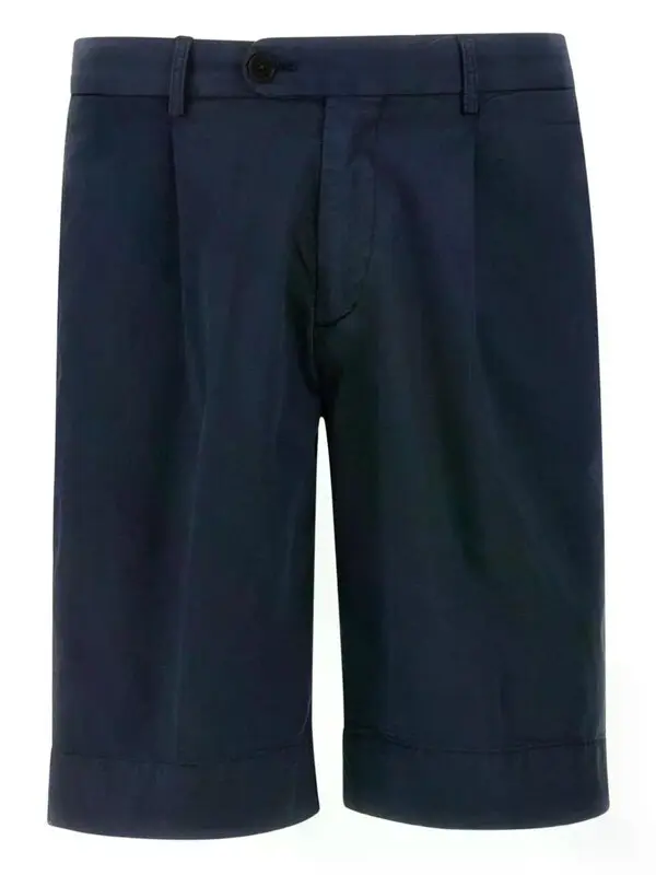 DEVORE INCIPIT Pleated Shorts - Blue