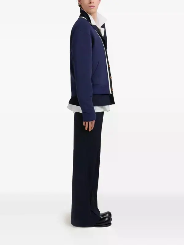 Marni Wide-leg Flared Trousers - Blue
