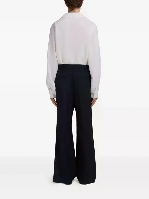 Marni Wide-leg Flared Trousers - Blue