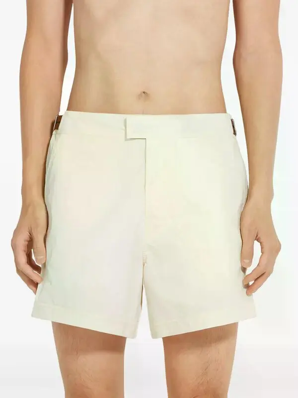 Zegna 232 Road Swim Shorts - Neutrals