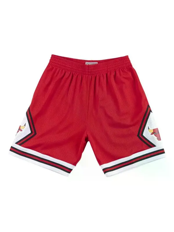 Mitchell & Ness X Nba Chicago Bulls 75-76 Swingman Shorts - Red