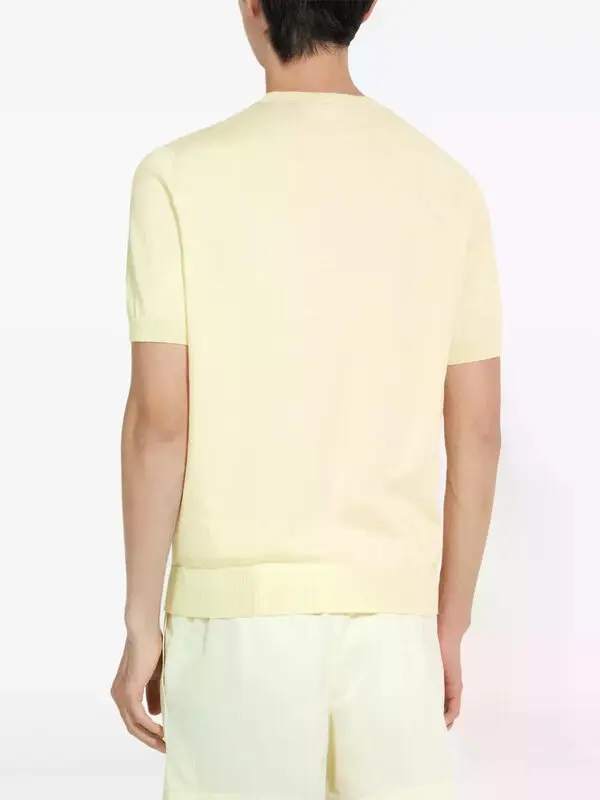 Zegna Cotton T-shirt - Yellow