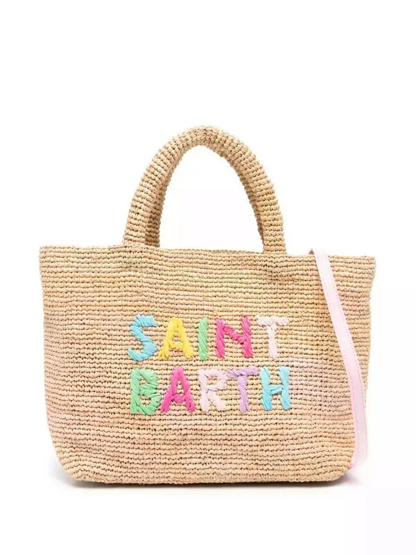 MC2 SAINT BARTH Raffia Tote Bag