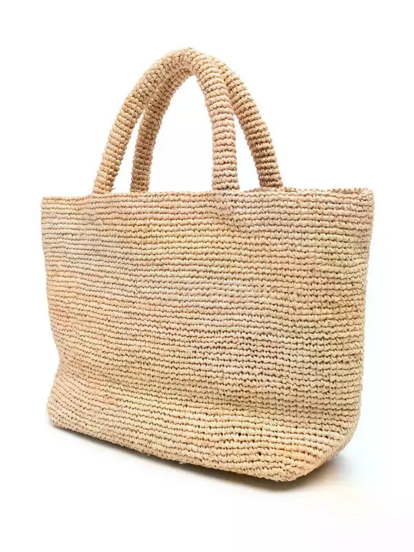 MC2 SAINT BARTH Raffia Tote Bag