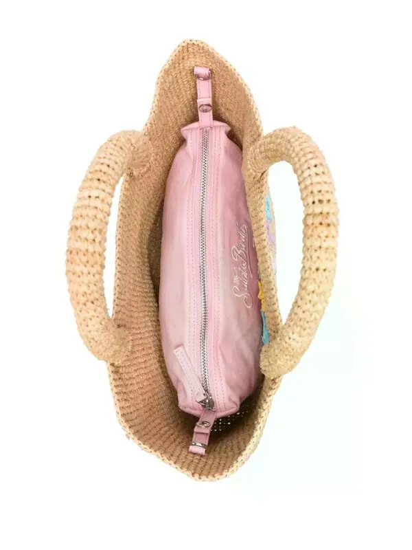 MC2 SAINT BARTH Raffia Tote Bag