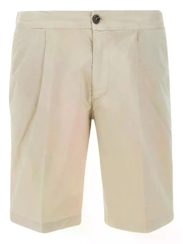 DEVORE INCIPIT Pleated Shorts - Neutrals