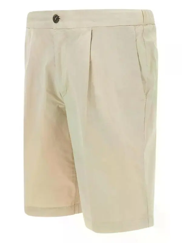 DEVORE INCIPIT Pleated Shorts - Neutrals