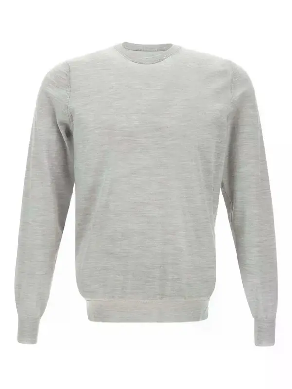 FILIPPO DE LAURENTIIS Crew-neck Long-sleeve Sweater - Grey