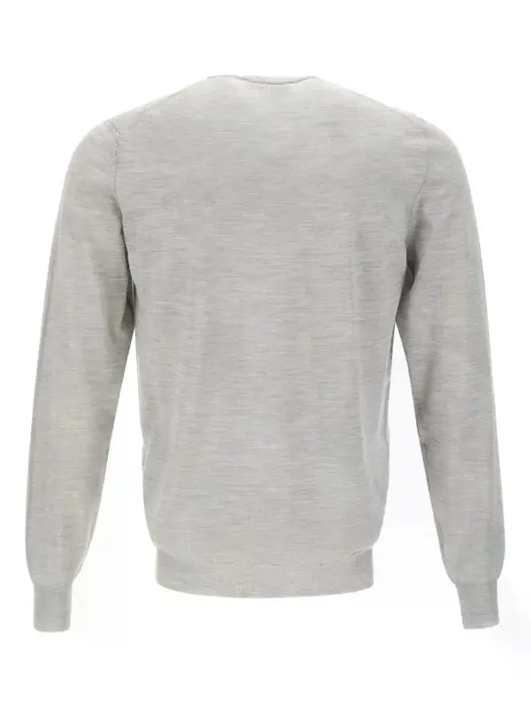 FILIPPO DE LAURENTIIS Crew-neck Long-sleeve Sweater - Grey