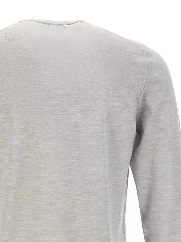 FILIPPO DE LAURENTIIS Crew-neck Long-sleeve Sweater - Grey