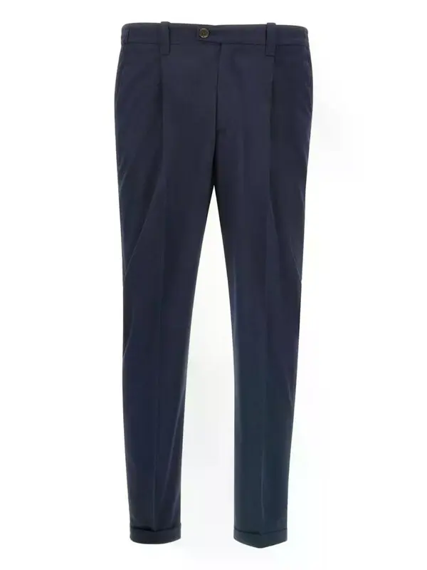 DEVORE INCIPIT Pleated Trousers - Blue