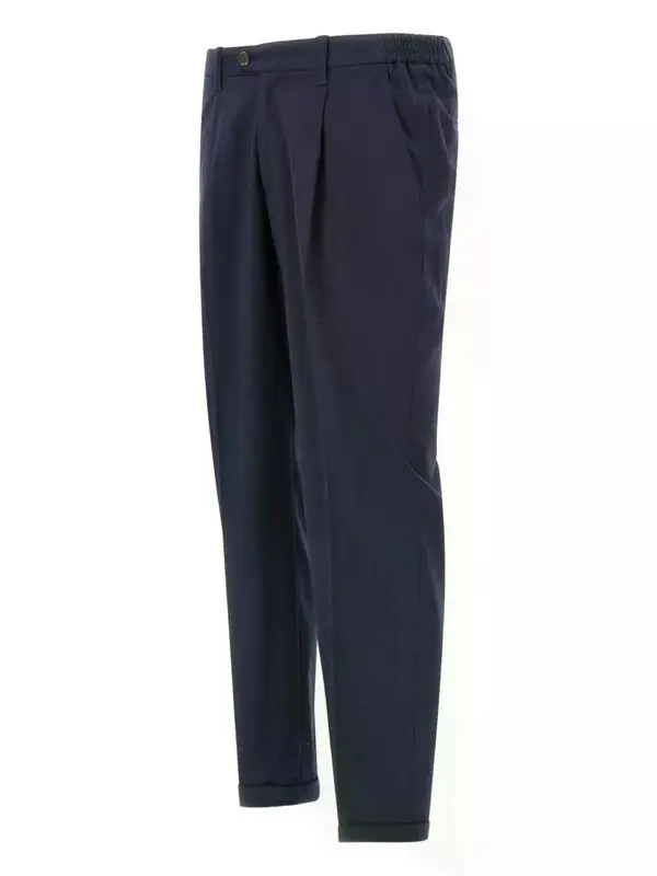 DEVORE INCIPIT Pleated Trousers - Blue