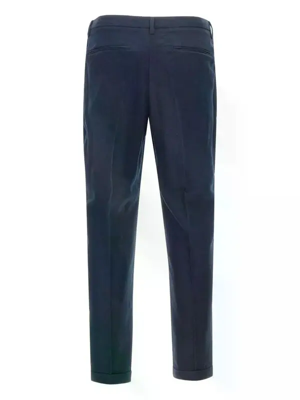 DEVORE INCIPIT Tailored Pleated Trousers - Blue