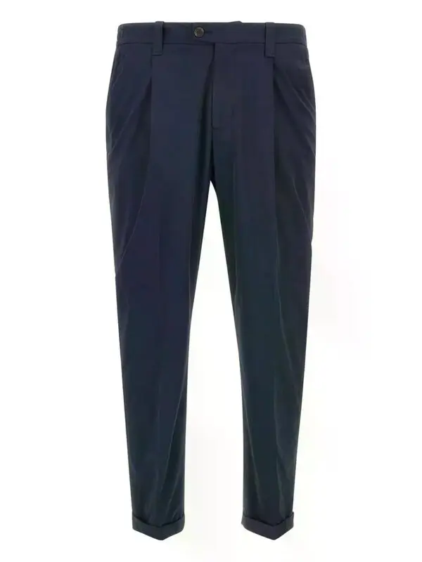 DEVORE INCIPIT Pleated Trousers - Blue