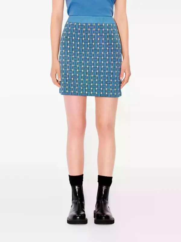 Kenzo Woven Mini Skirt