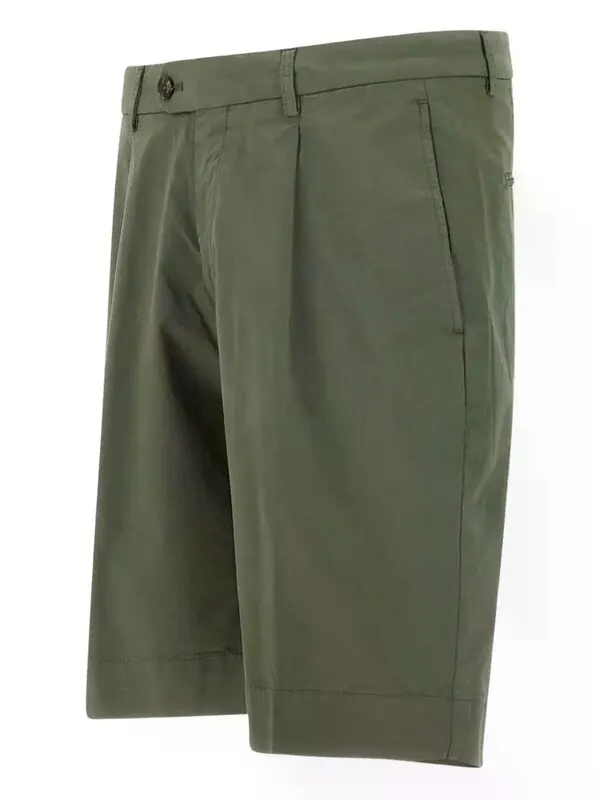 DEVORE INCIPIT Pleated Shorts - Green