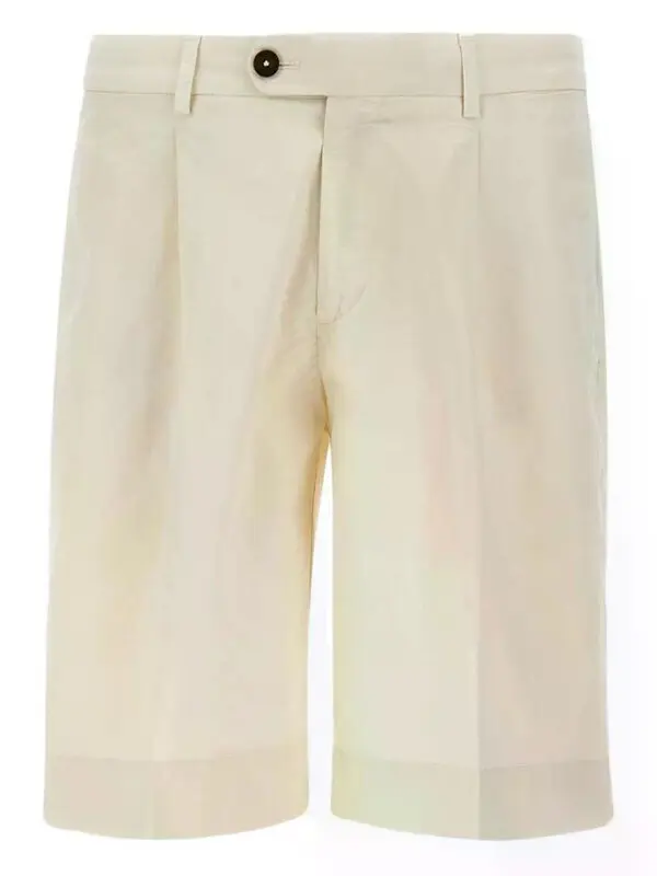 DEVORE INCIPIT Tailored Pleated Shorts - Neutrals