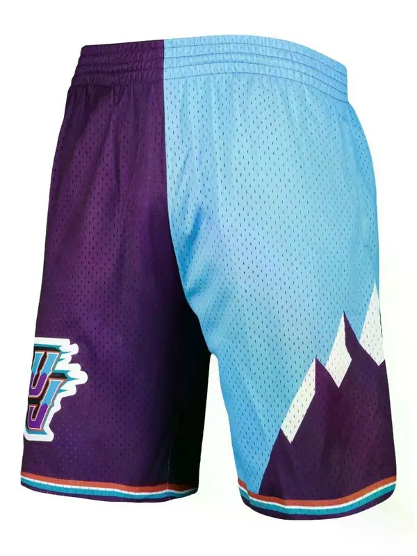 Mitchell & Ness Utah Jazz 1996 Split Swingman Shorts - Purple