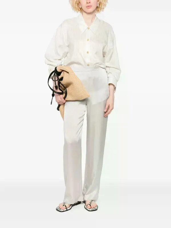 IRO PARIS Silk-satin Trousers