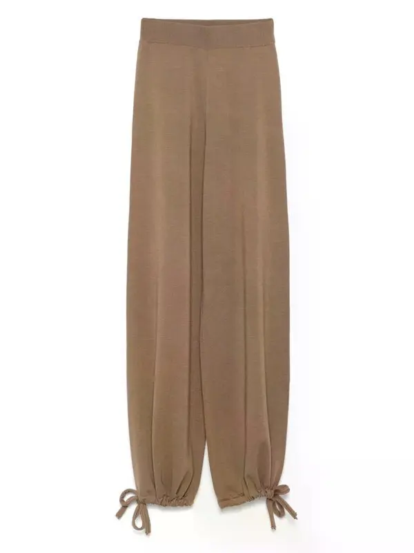 Max Mara Virgin Wool Trousers - Neutrals