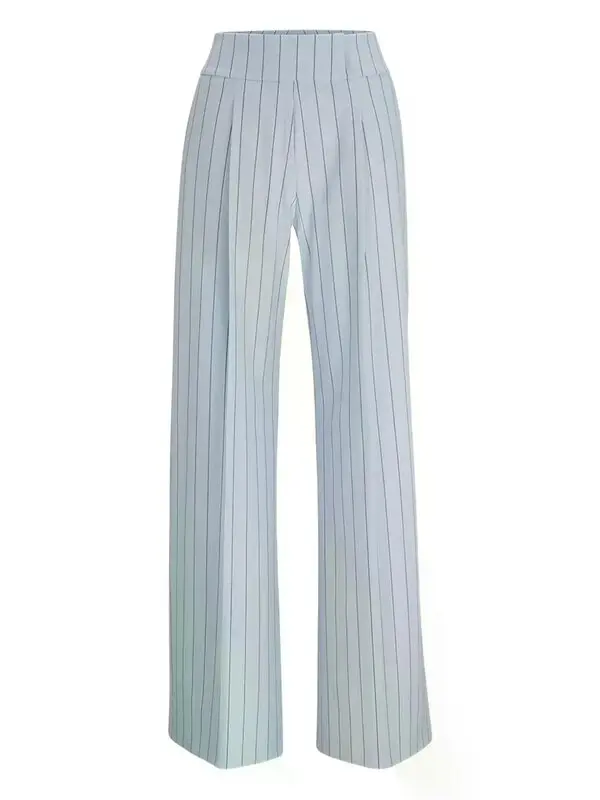 BOSS Striped Wide-leg Trousers
