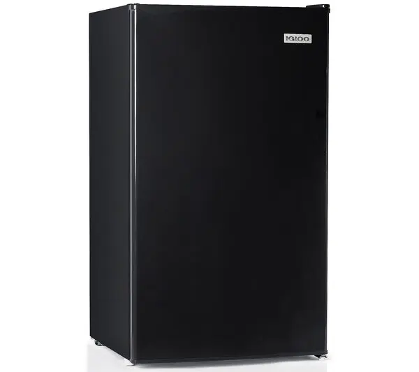 IGLOO 3.2 Cubic Foot Black Refrigerator With Fr Eezer - One-color