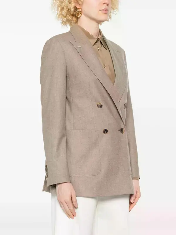 Max Mara Double-breasted Blazer - Brown
