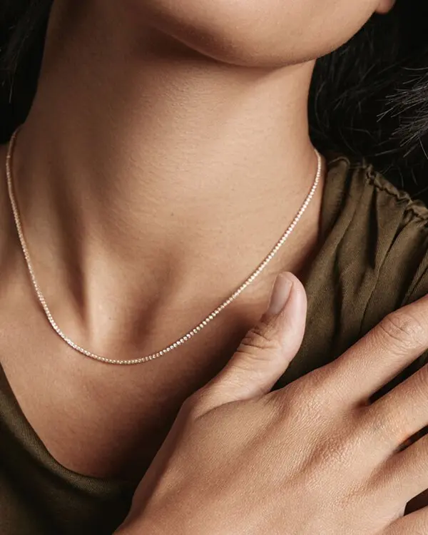 Shashi Micro Tennis Necklace