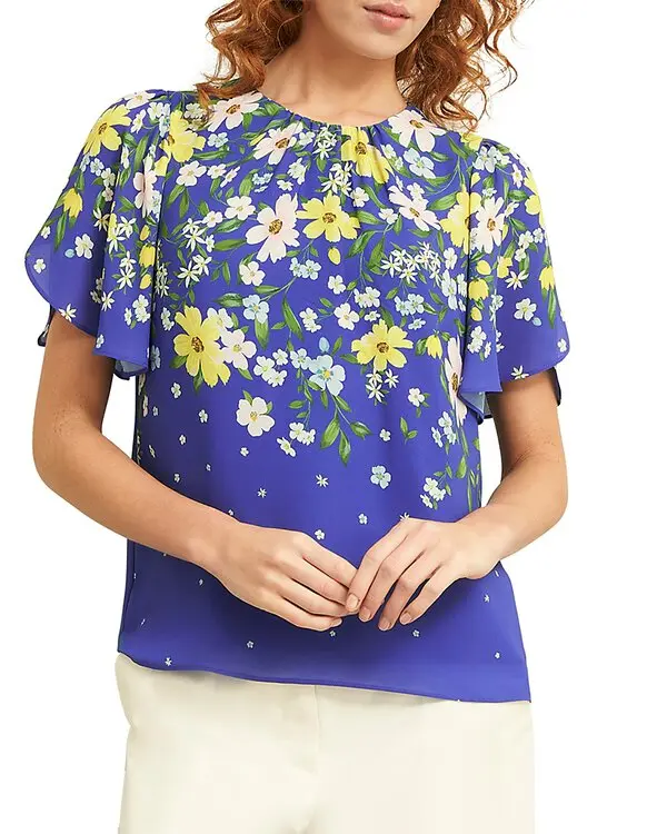 HOBBS LONDON Floral Print Top