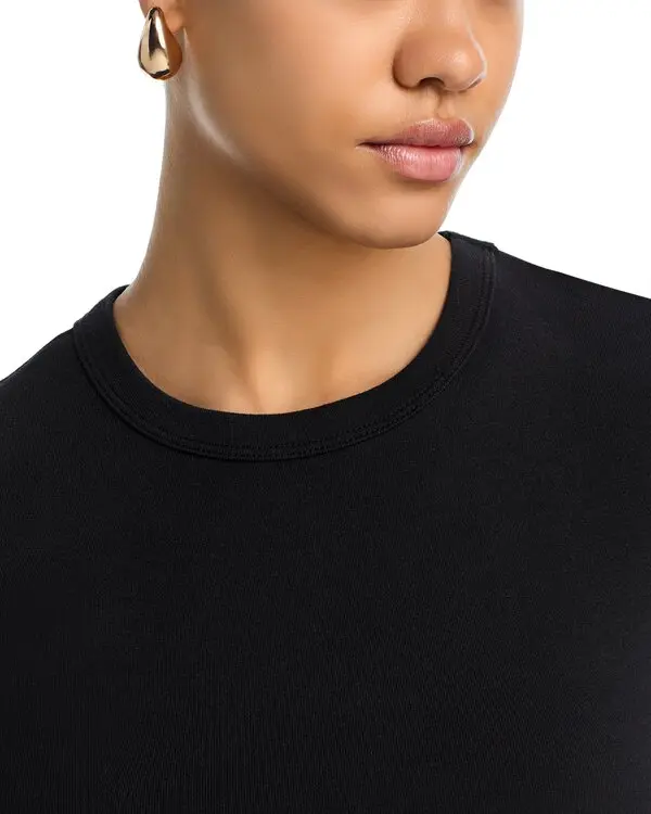 LESET Nando Cotton Slim Fit Tee - Black