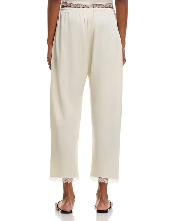 LESET Barb Cropped Pants - Creme