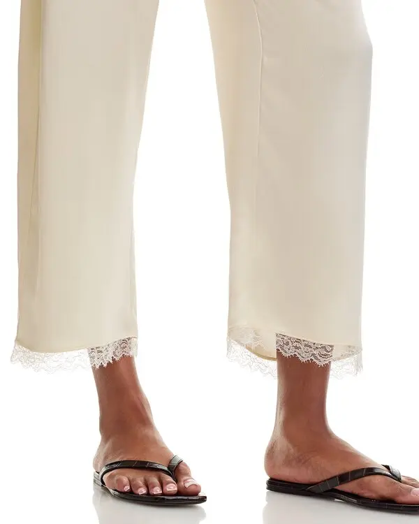 LESET Barb Cropped Pants - Creme