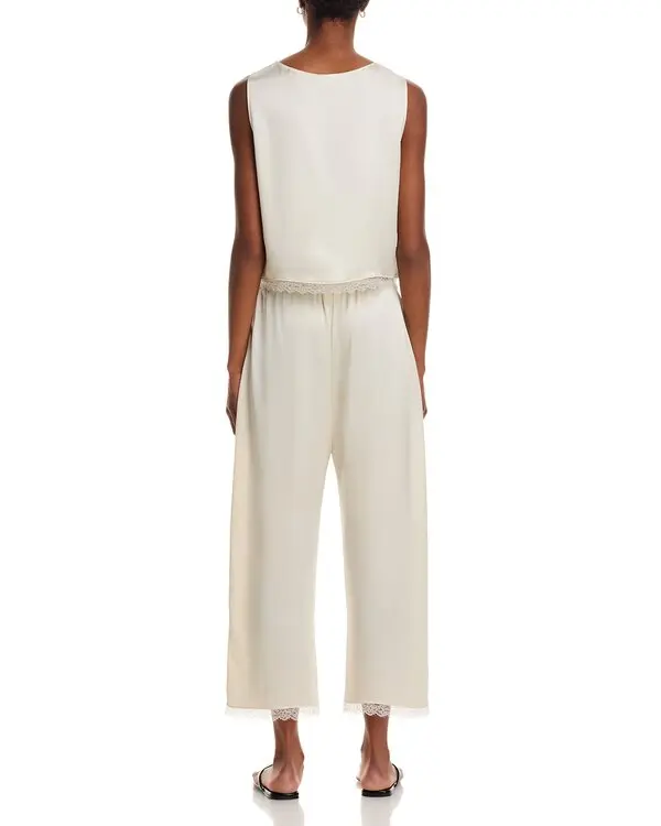 LESET Barb Cropped Pants - Creme