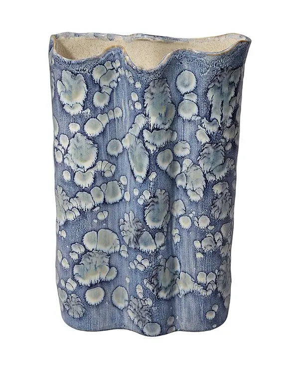 JAMIE YOUNG CO. Cloud Ceramic Decorative Large Vase - Blue