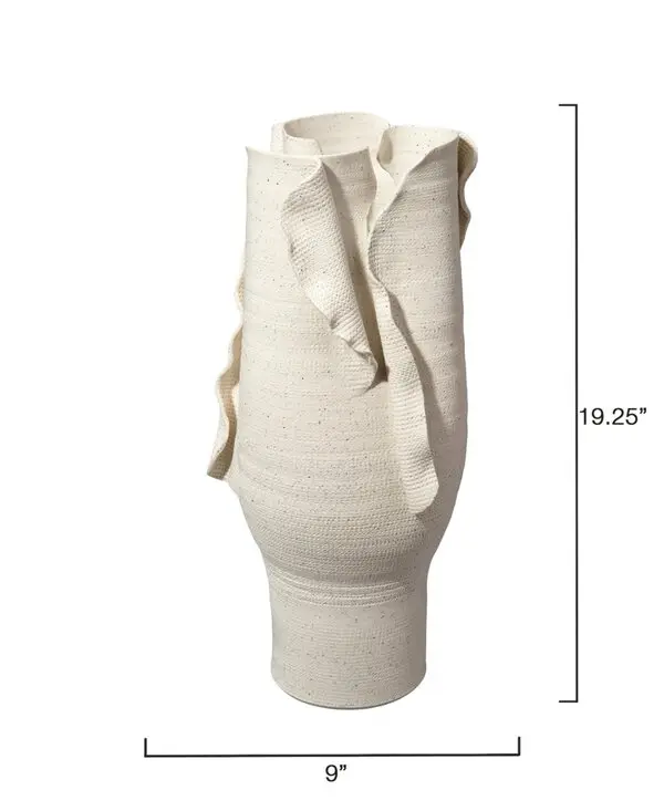 JAMIE YOUNG CO. Severed Tall Porcelain Decorative Vessel