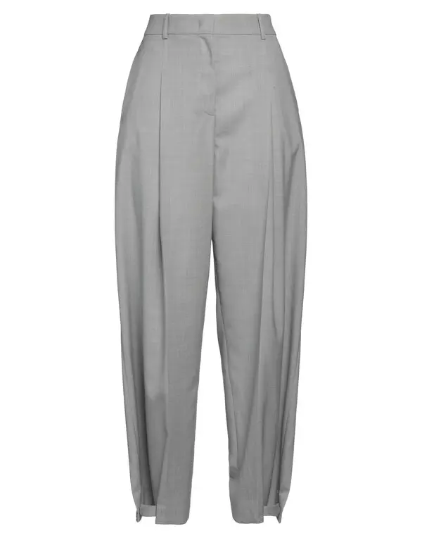 Fabiana Filippi Tapered Virgin Wool Pants - Grey