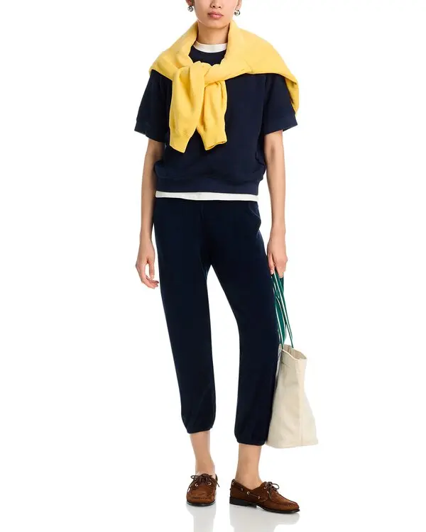 PERFECTWHITETEE Gogo Terry Cropped Jogger Pants