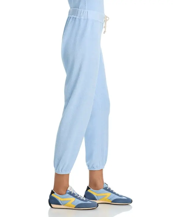 PERFECTWHITETEE Gogo Terry Cropped Jogger Pants - Sky Blue