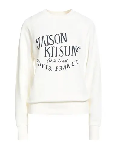 Maison Kitsuné Crewneck Cotton Sweatshirt - White