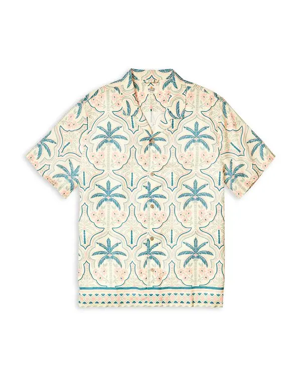 Marine Layer Regular Fit Print Camp Shirt