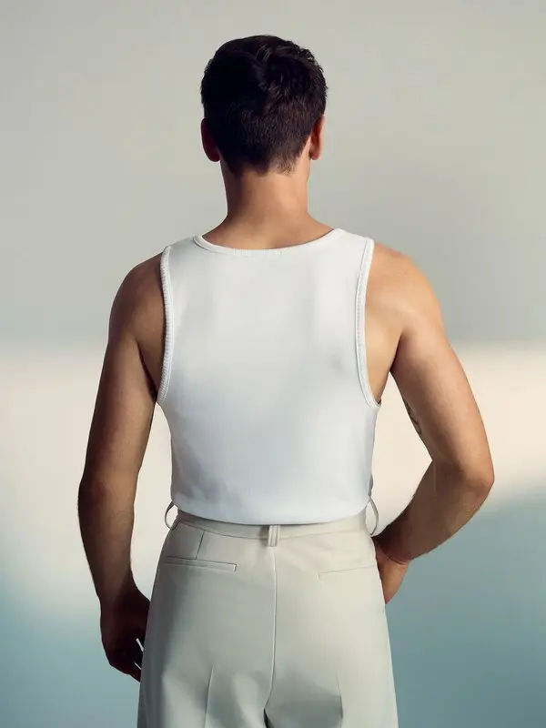 REISS Horizon Cotton Lover Vest