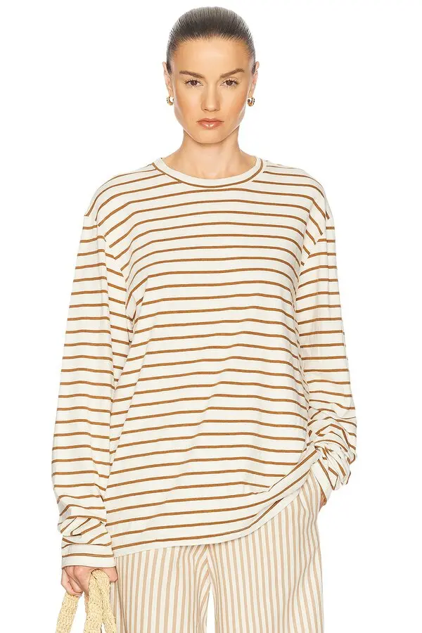 Sprwmn Long Sleeve Oversized Tee