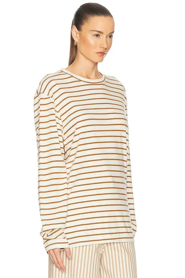 Sprwmn Long Sleeve Oversized Tee