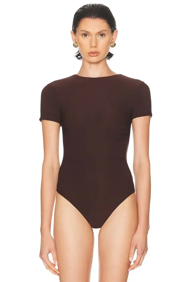 Ronny Kobo Rae Bodysuit - Espresso